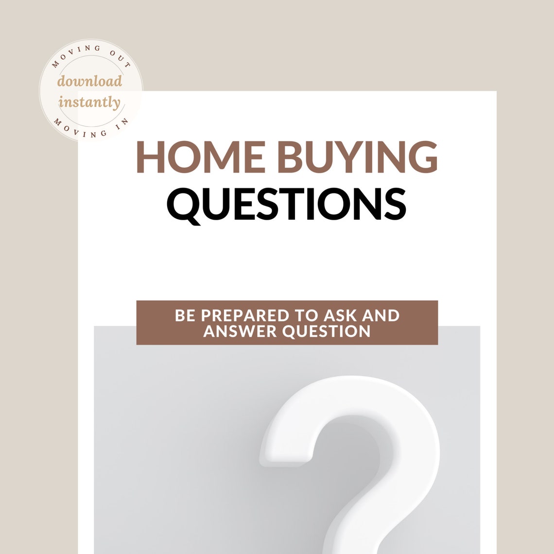 Home Buying Questions, Home Buying Checklist, New Home Checklist, Home ...