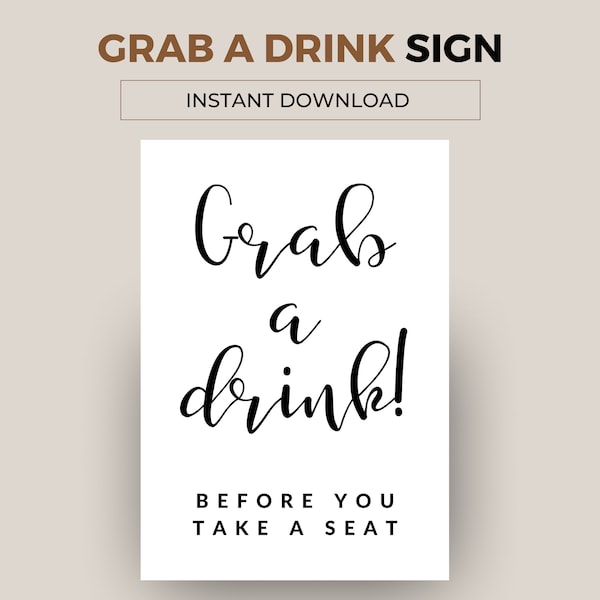 Grab a Drink - Etsy