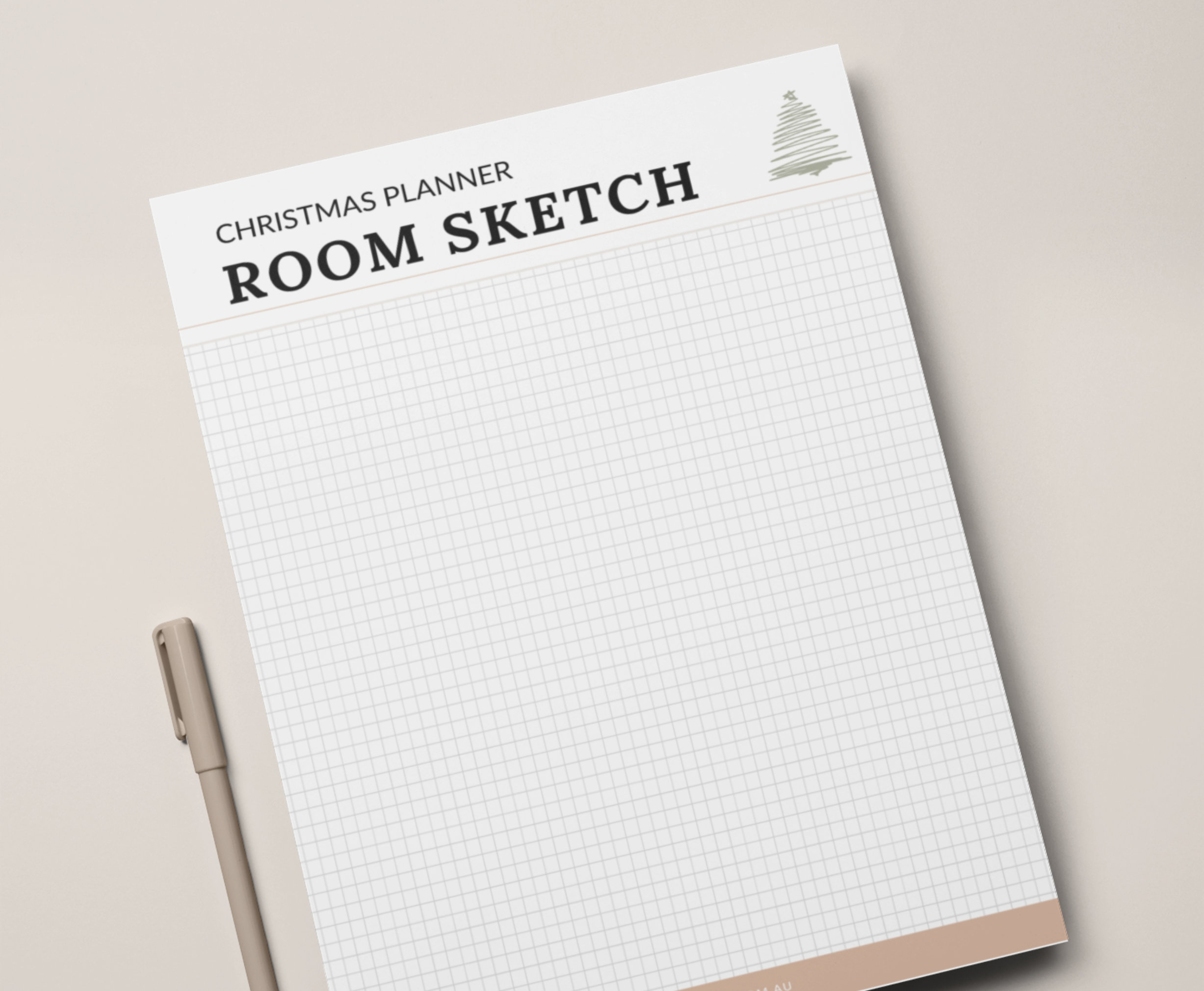 Christmas Tree Planner, Festive Tree. Instant Download - Etsy