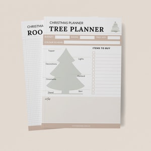Christmas Tree Planner, Festive Tree, Christmas Planning, Festive ...