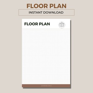Floor Plan Layout Sheet: Sketch Your Room Dimensions (PDF) - Etsy