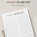 Honey To-do List Printable, Moving Tasks for Your Partner, New Home ...
