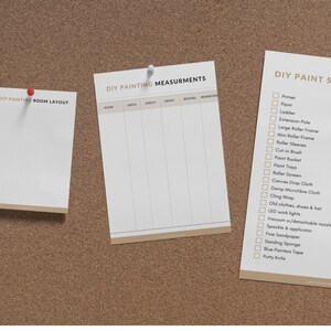 DIY Paint Supplies Checklist Printable | Home Painting Project Planner ...