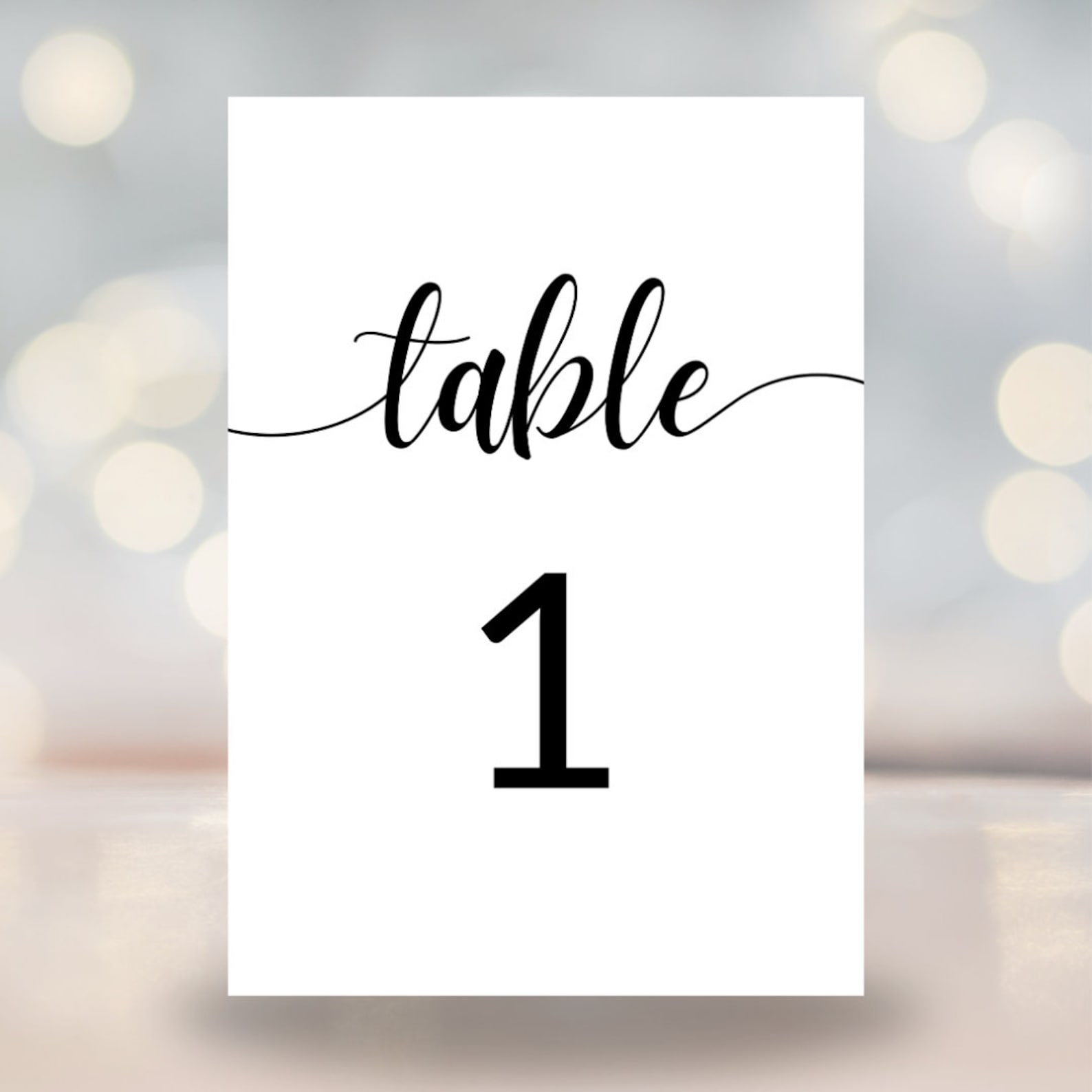 Wedding Table Numbers 1-12. Party Tables Numbers. Wedding Décor. Simple ...