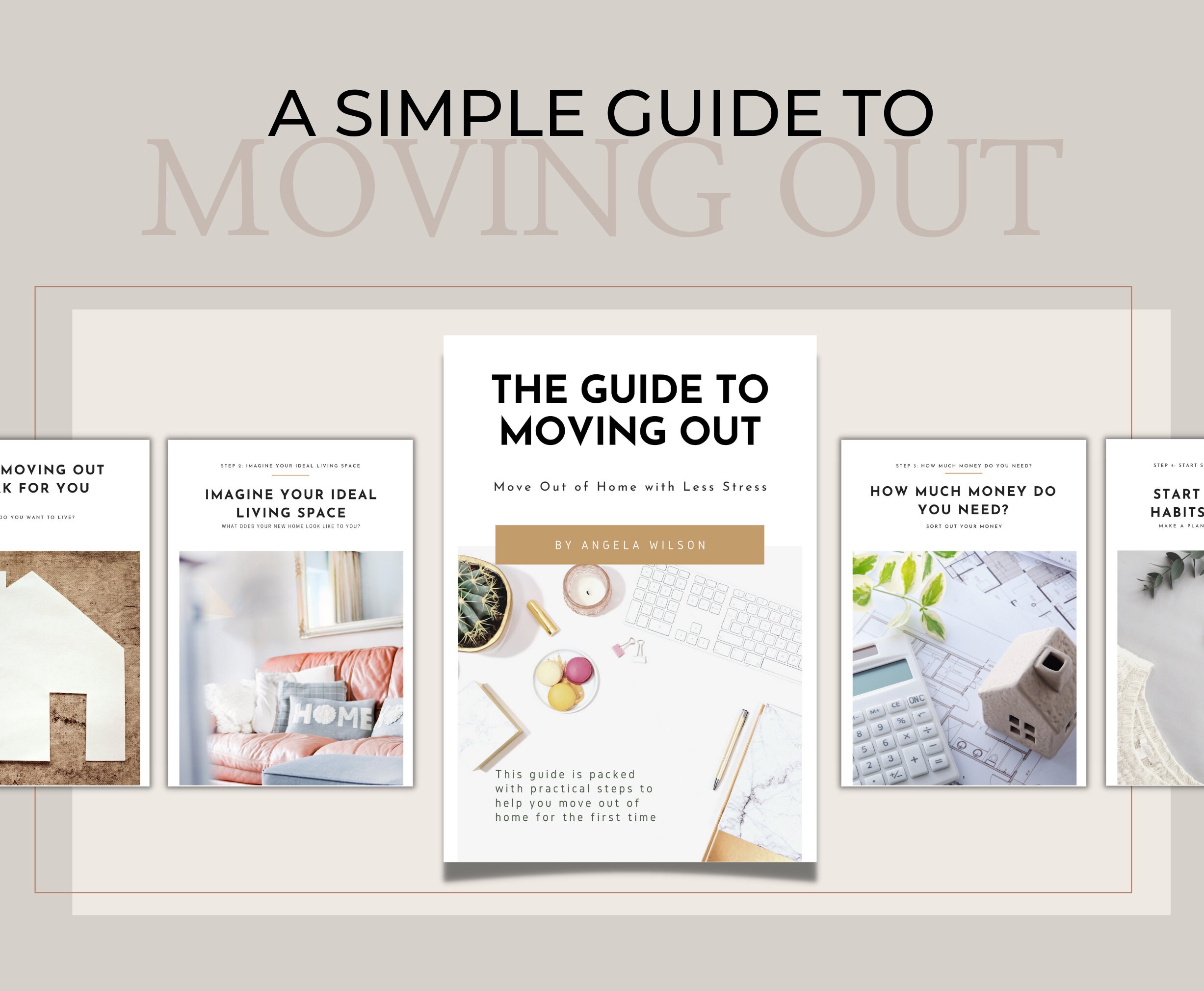First Apartment Guide: Moving Out Workbook (PDF) - Etsy