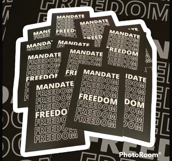 Mandate Freedom Sticker | Etsy
