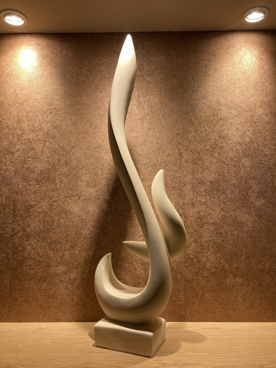 Abstract Flame Sculpture by Wayne Leigh - Etsy