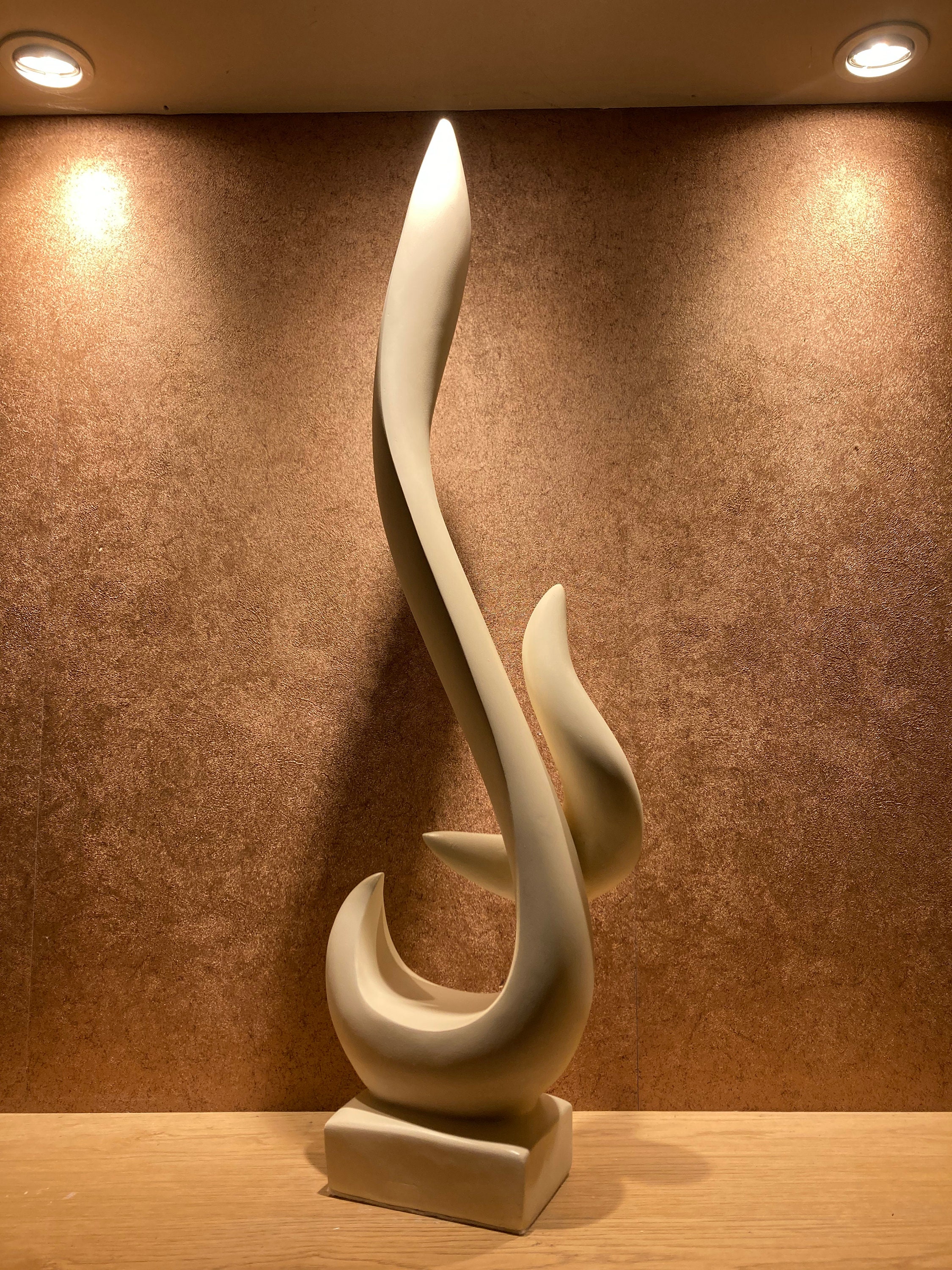 Abstract Flame Sculpture by Wayne Leigh - Etsy