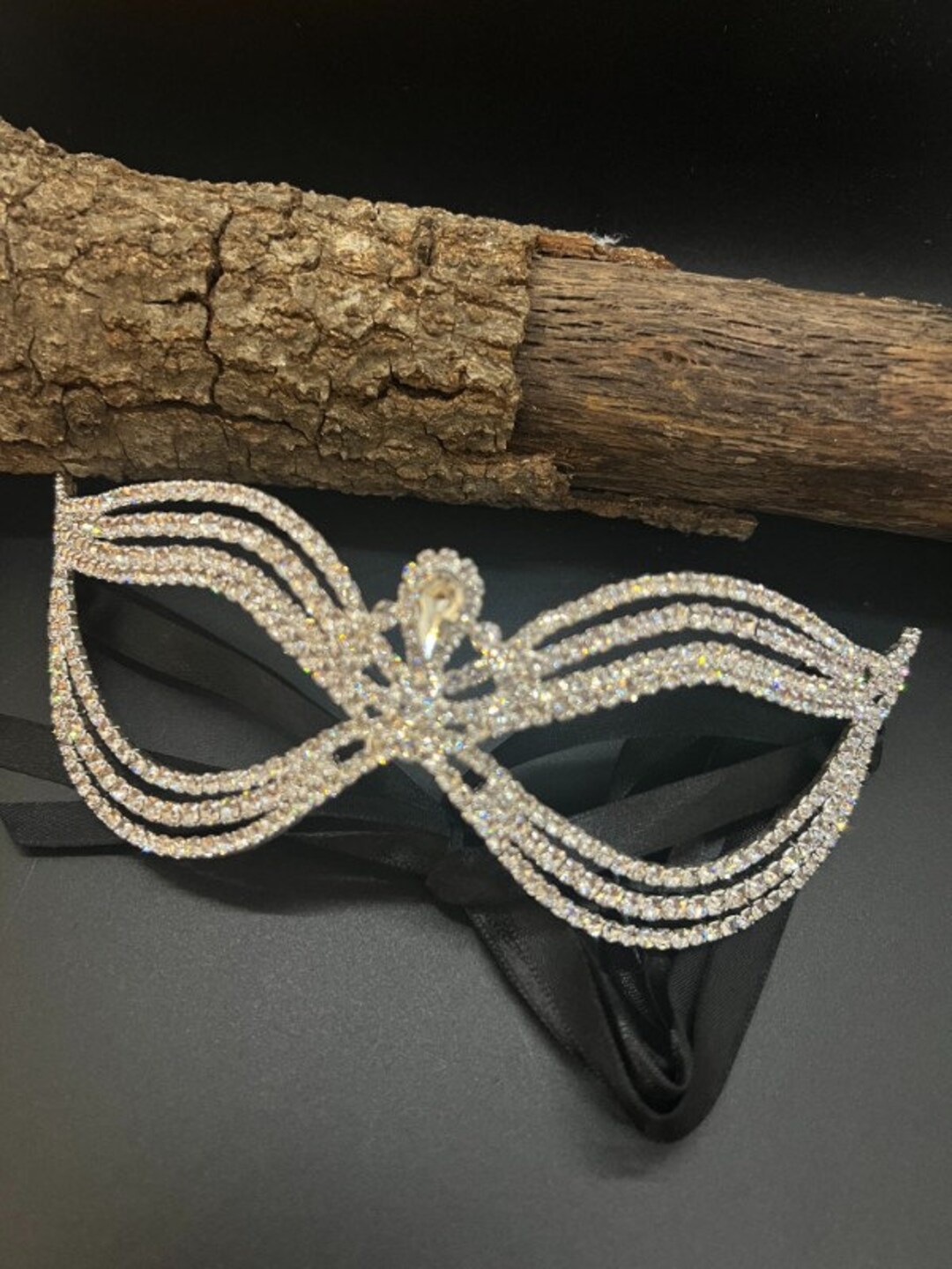 Crystal Masquerade Mask: Emerald Green Rhinestone Eye Mask - Etsy