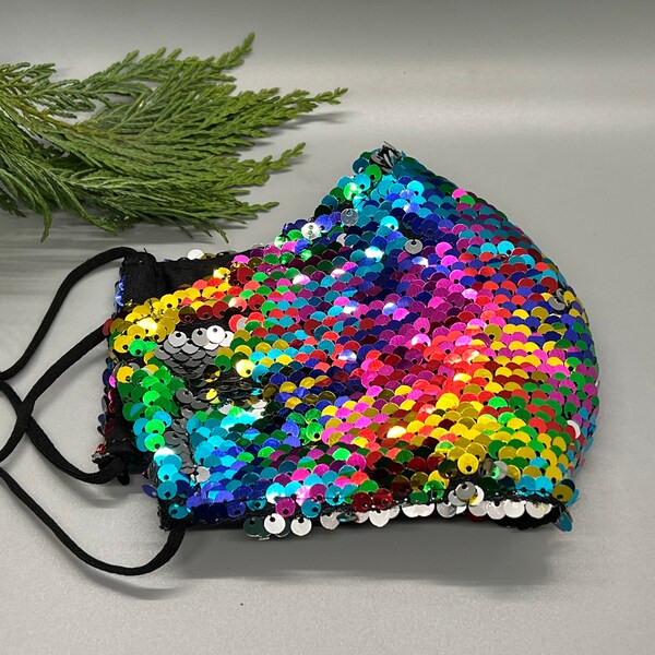 Sequin Mask - Etsy