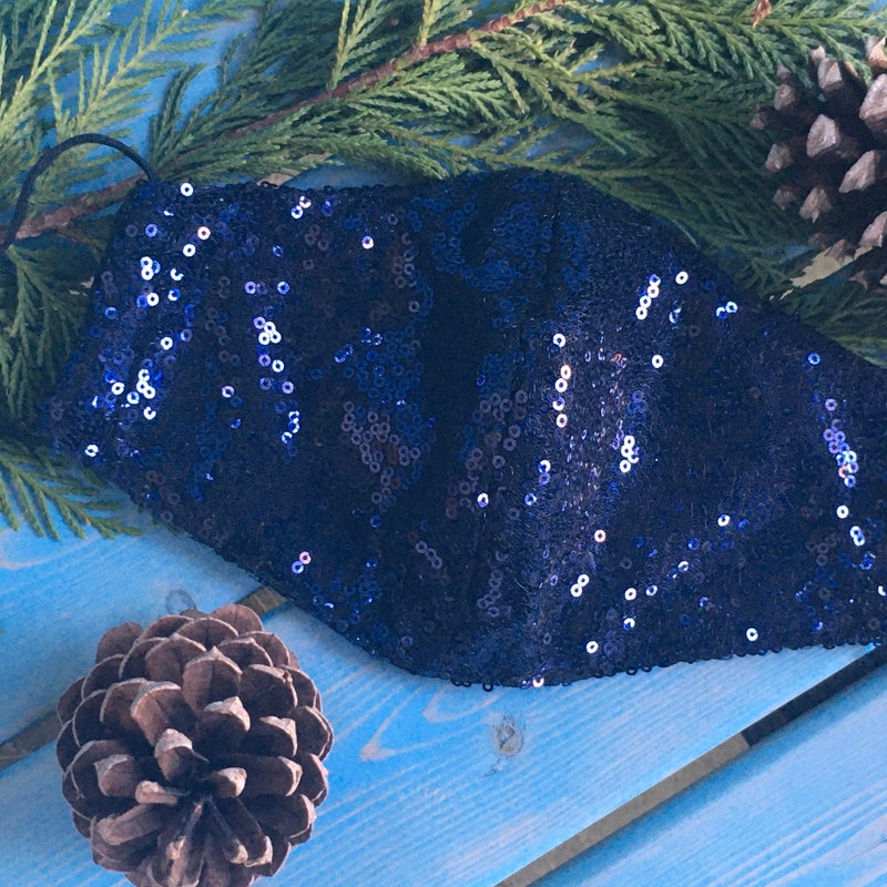 Sequin Mask - Etsy