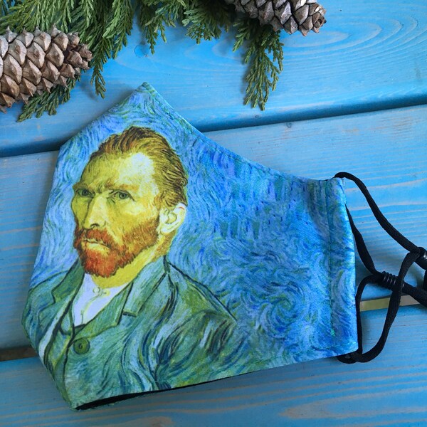 Van Gogh Starry Night Face Mask - Etsy