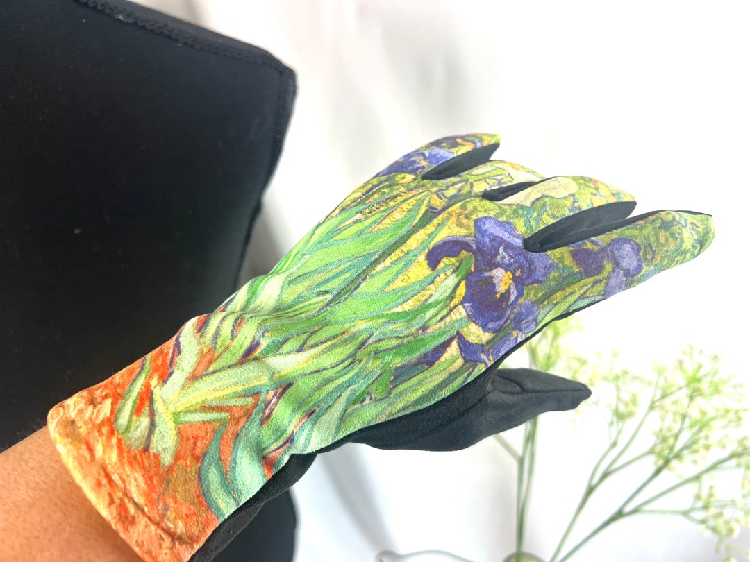 The Irirses by Van Gogh Touch Screen Gloves. Art Lover Winter Gloves ...