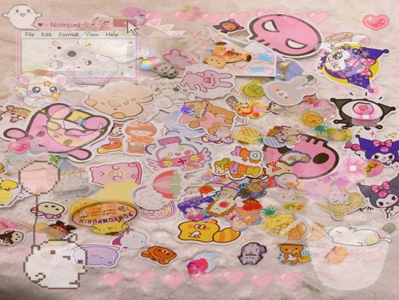 Random Kawaii Stickers Grab Bag Freebies - Etsy