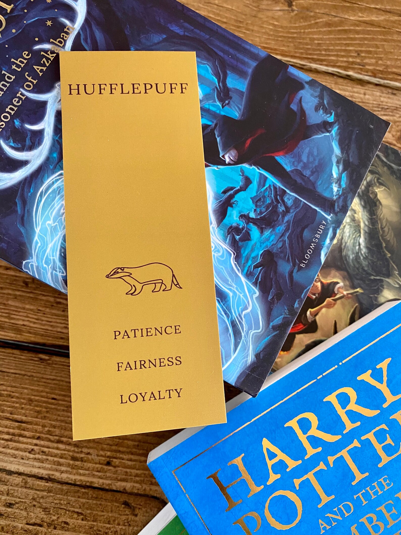 Hufflepuff Bookmark Harry Potter Bookmarks Hogwarts House | Etsy