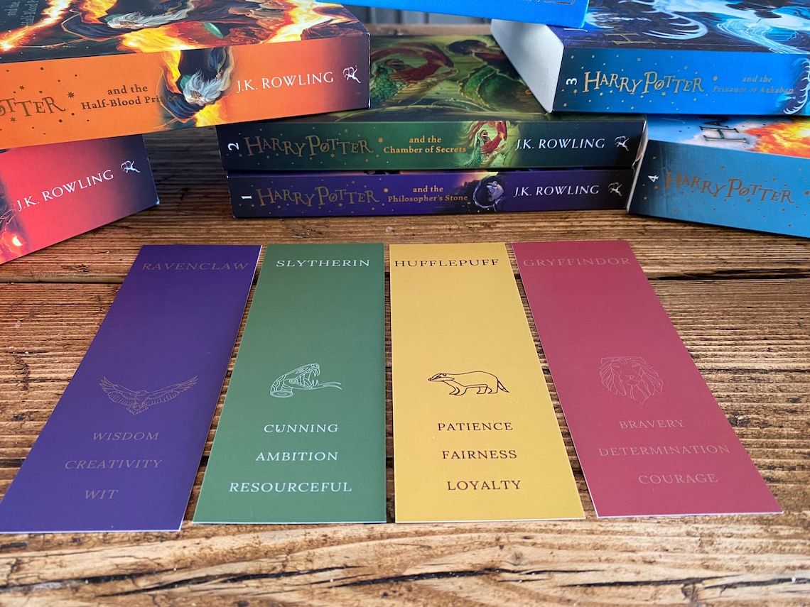 Hufflepuff Bookmark Harry Potter Bookmarks Hogwarts House | Etsy