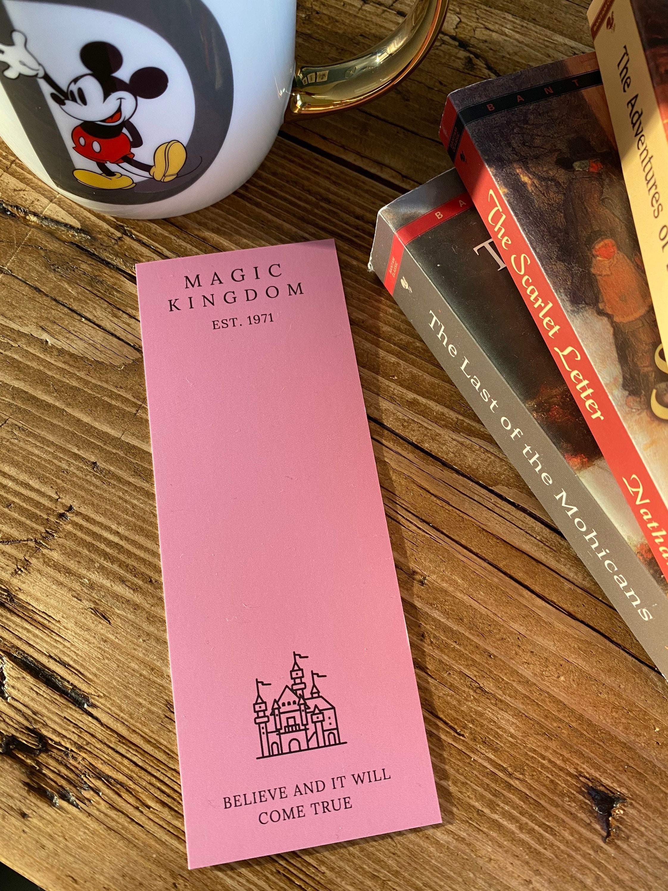 Walt Disney World Inspired Bookmarks Set X 4 Disney Parks - Etsy Ireland