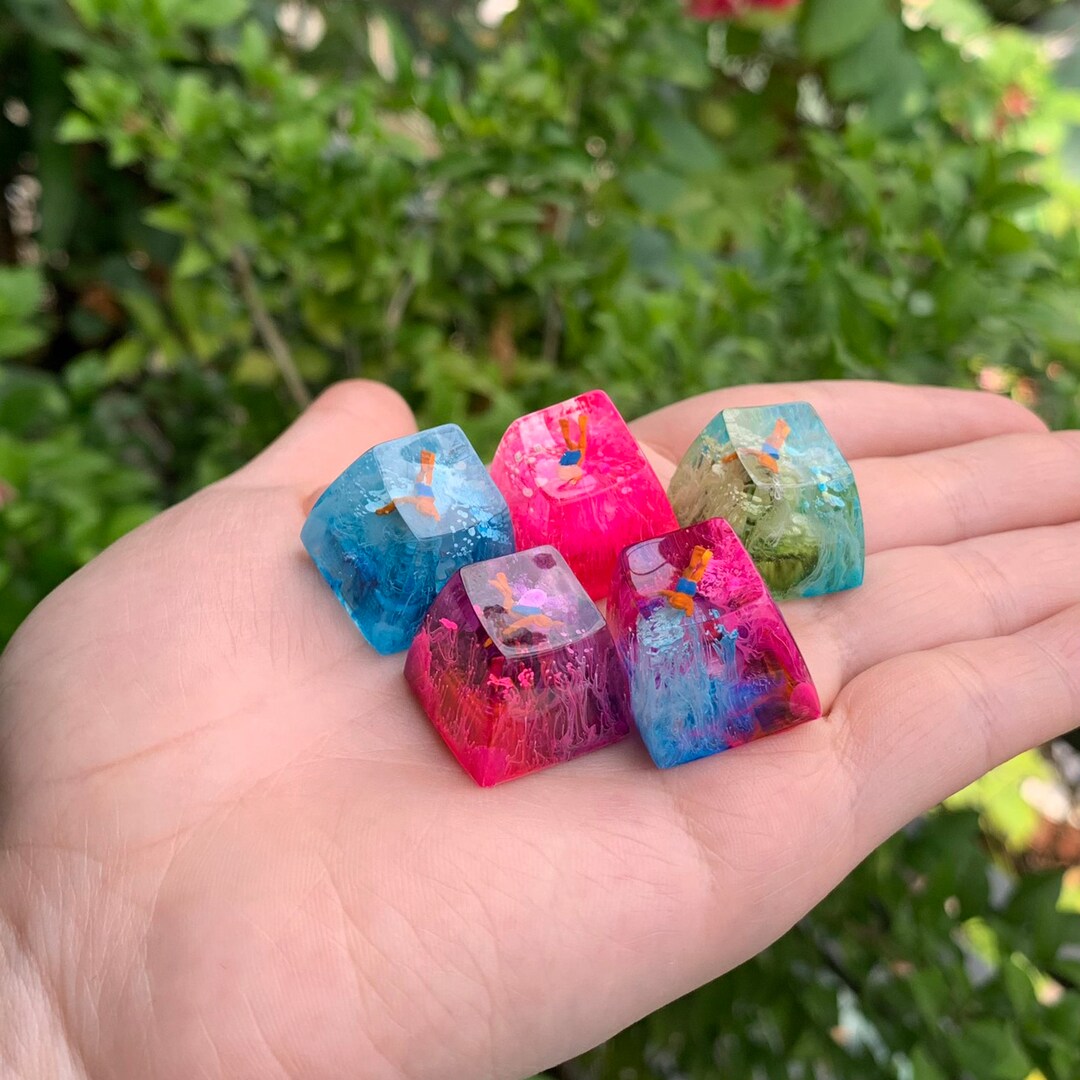 Diver Artisan Keycaps, Freedom Under Sea, Custom Gaming Keyboard ...