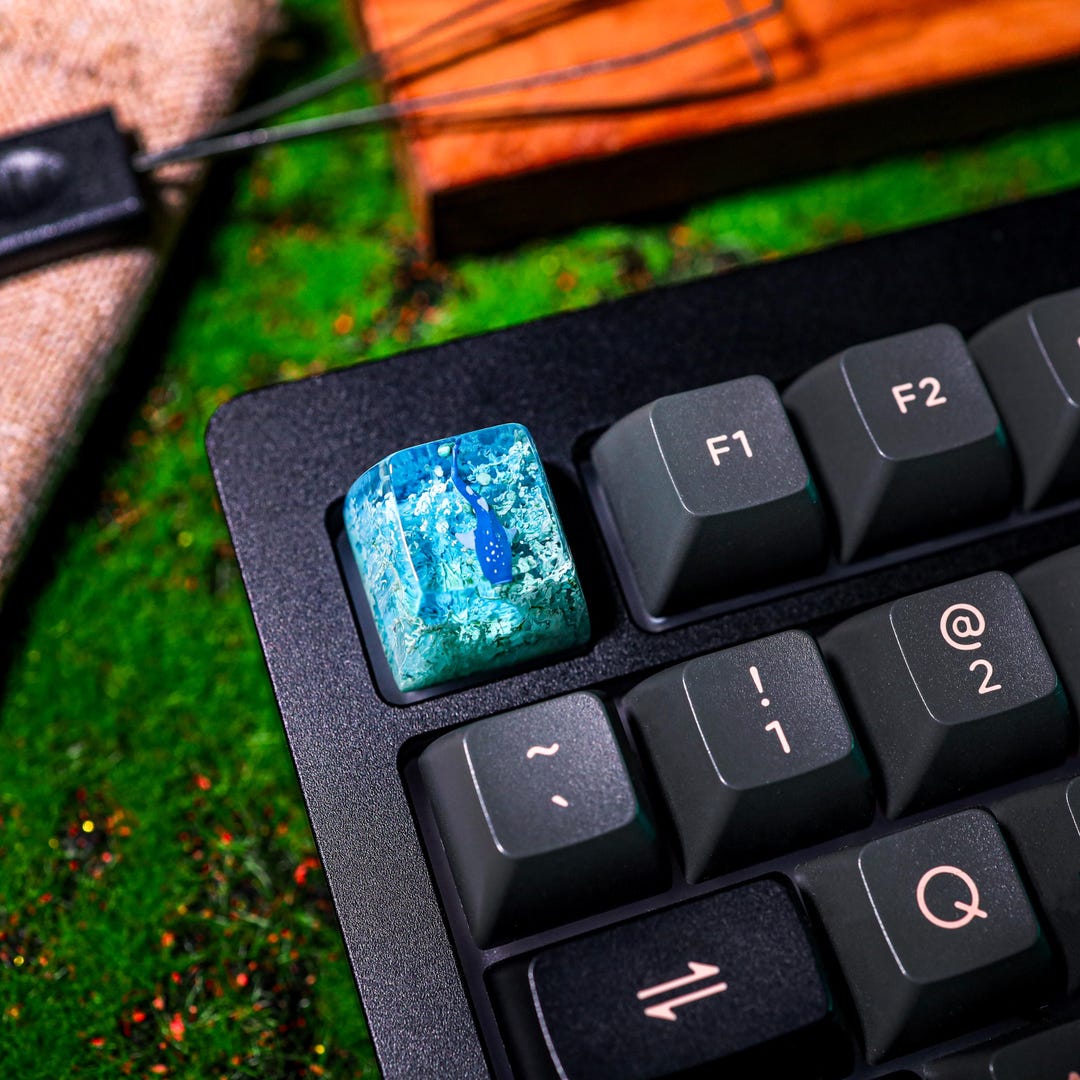 Resin Whale Shark Artisan Keycap, Marine Keycaps for Lover Ocean ...
