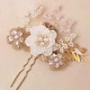Little Star Handcrafted Korean Binyeo Traditional Hairpin With Citrine ...