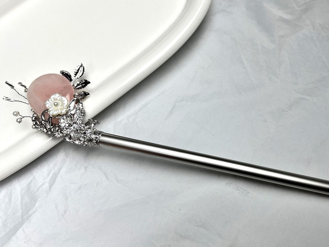 Little Star Handcrafted Korean Binyeo Traditional Hairpin With Rose ...