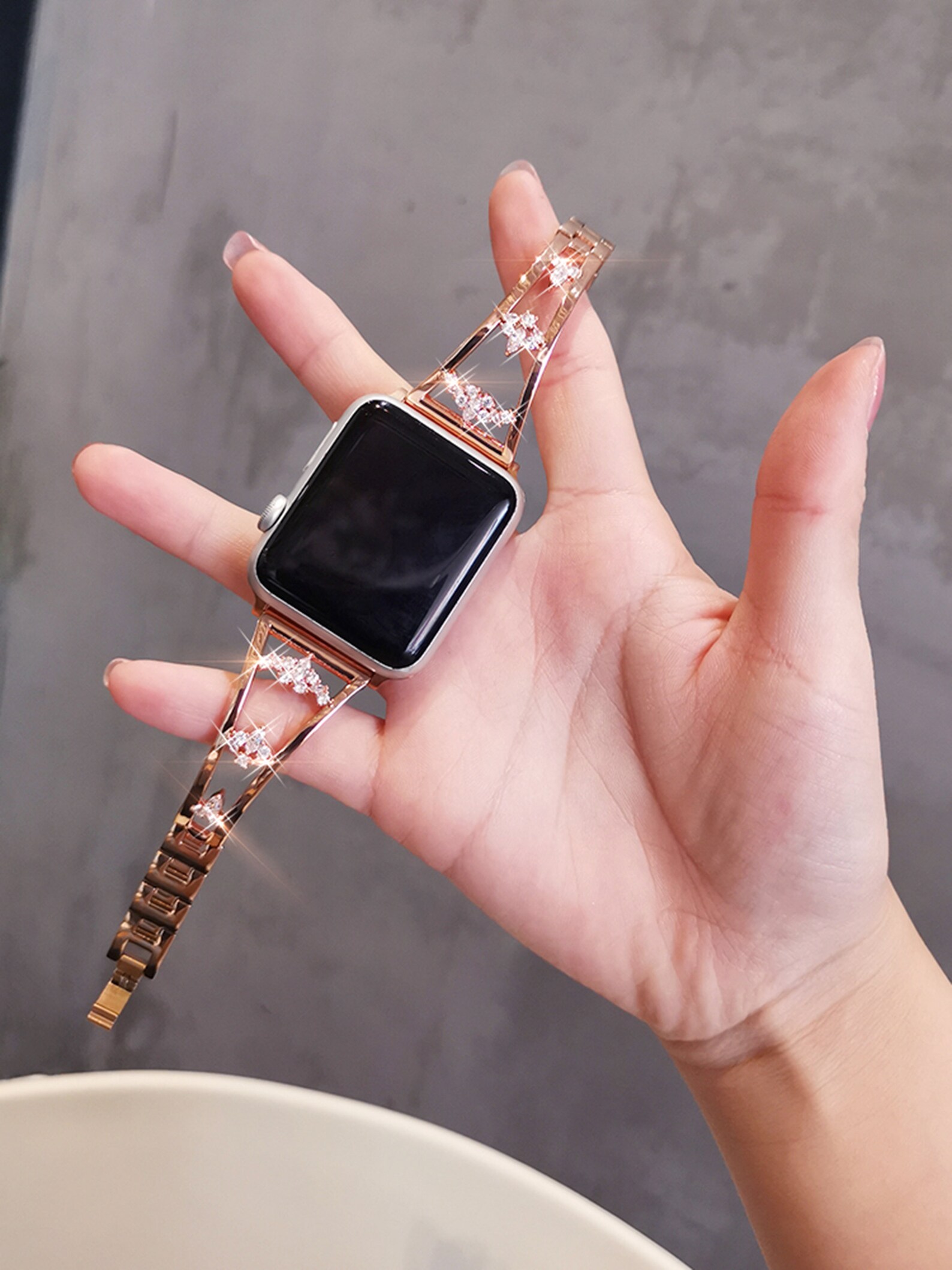 Gold Apple Watch Band 38mm 40mm 42mm 44mm Metal Chain IWatch | Etsy