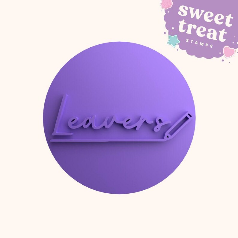 School Leavers Teacher Fondant Stamp Embosser - Etsy