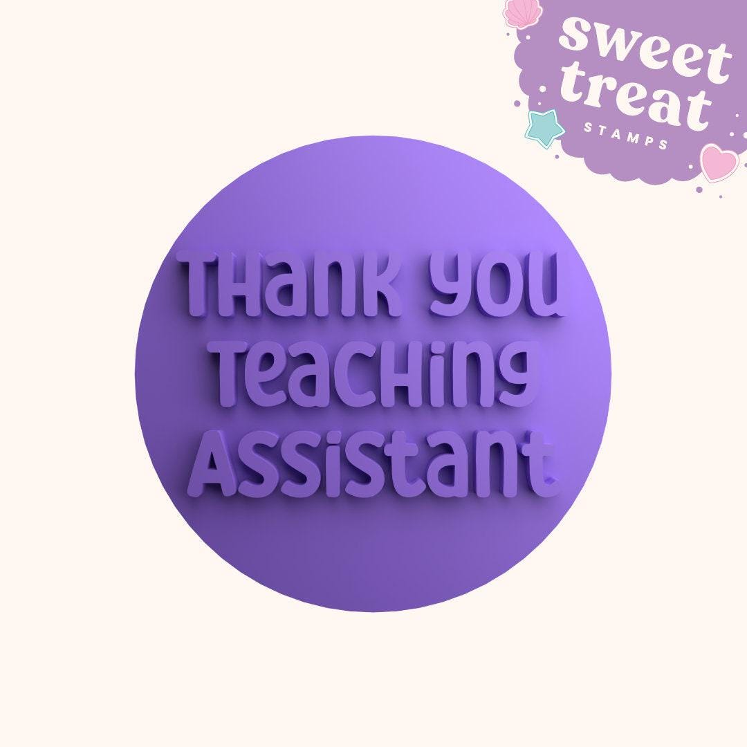 School Leavers Teacher Teaching Assistant Fondant Stamp Embosser - Etsy