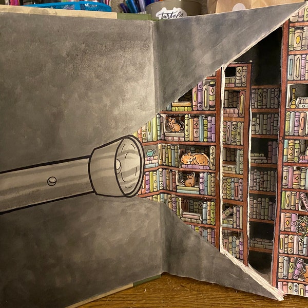 Altered Book Art Etsy