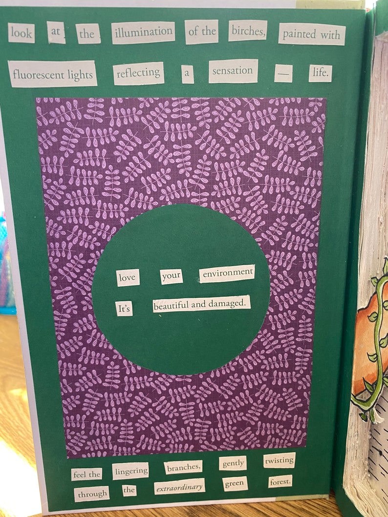 Linger - Altered Book Art - Etsy