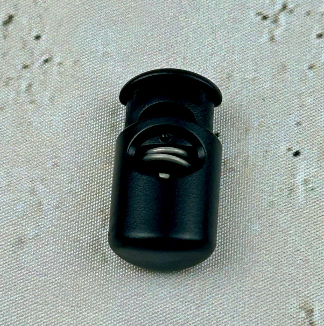 30 Black Cord Locks -cord Toggle Lock - Single Hole Cord Stopper - Cord ...