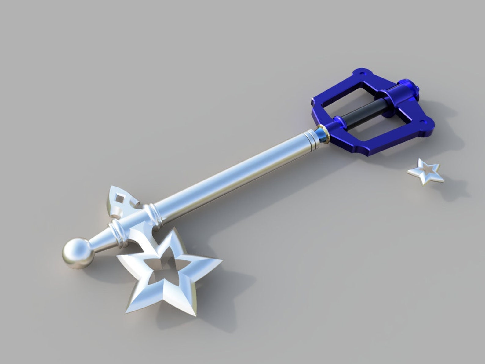 Starlight Keyblade 3D Printed Prop - Kingdom Hearts Cosplay - Etsy