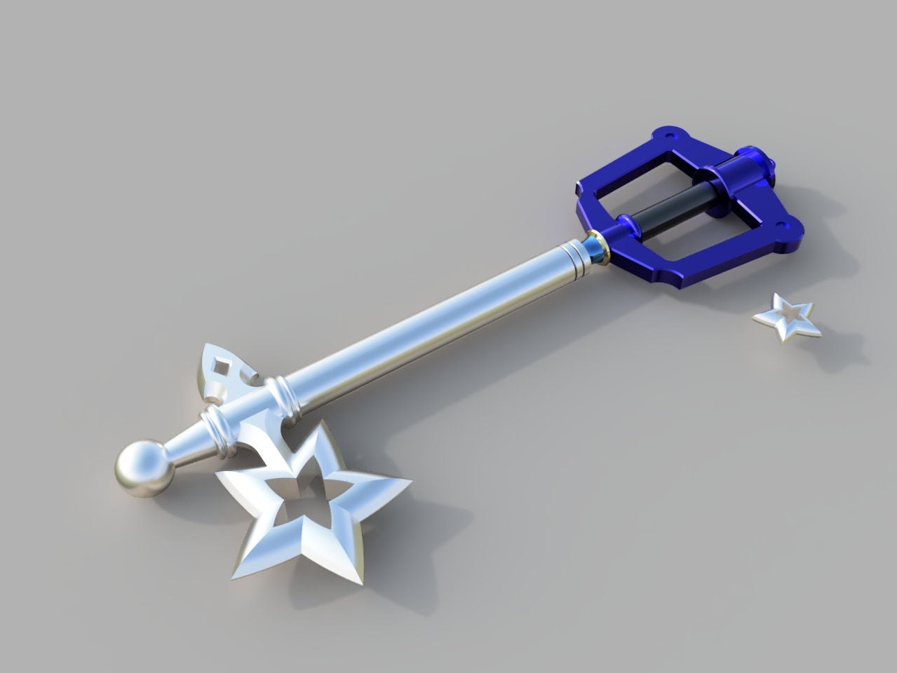 Starlight Keyblade 3D Printed Prop - Kingdom Hearts Cosplay - Etsy