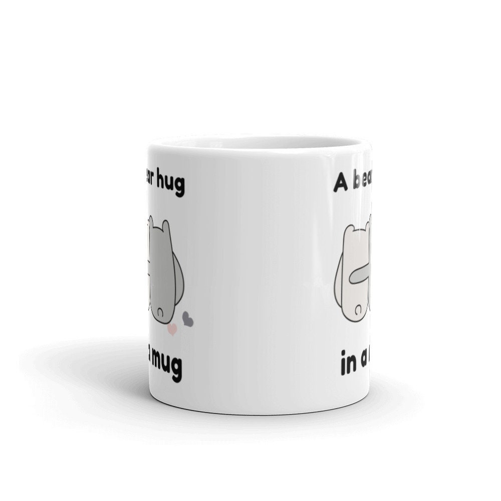 Bear Hug Ceramic Mug, Hug in a Mug Gift, Christmas Gift for Her ...