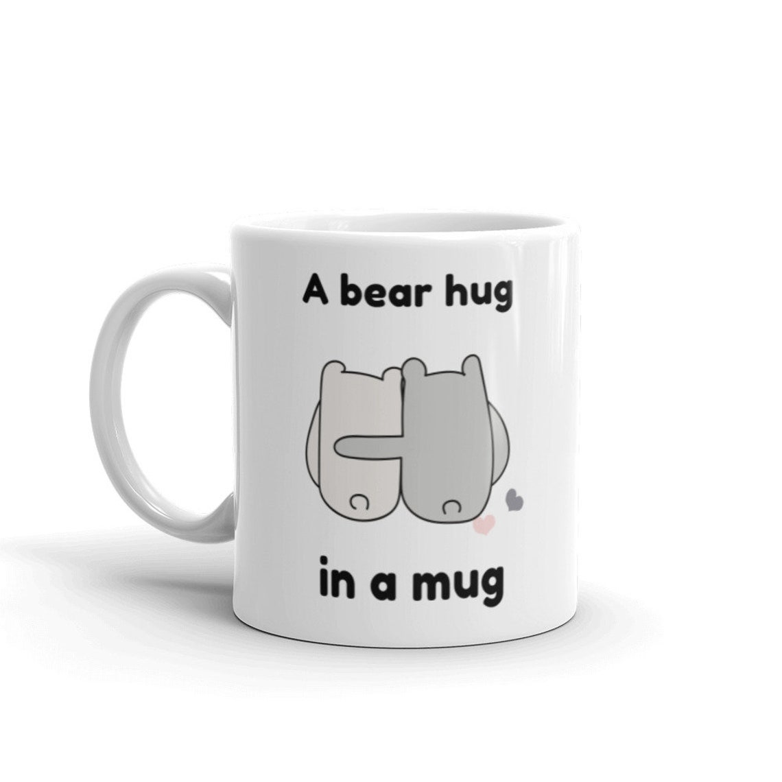 Bear Hug Ceramic Mug Hug in a Mug Gift Christmas Gift for - Etsy