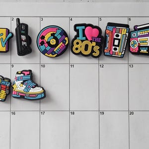 80s, 90s Themed, Throwback Retro Shoe Charms - Etsy