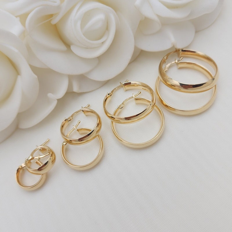 5mm Gold Hoop - Etsy