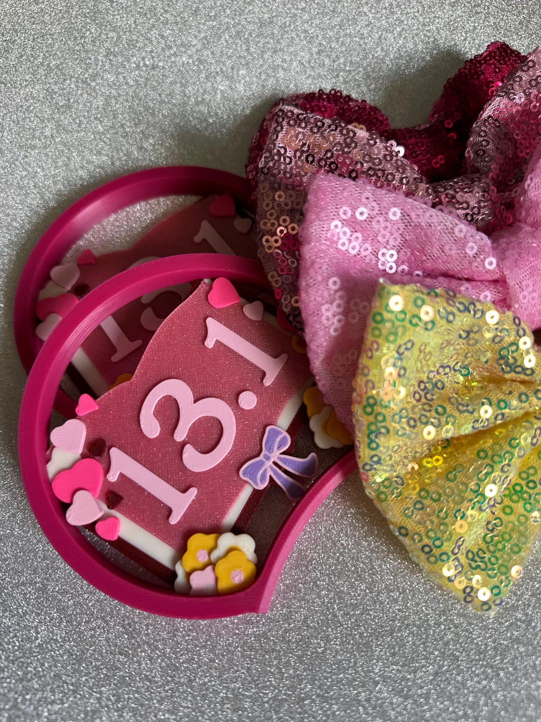 13.1 Marathon Weekend Ears 3D Printed Interchangeable (ears Only) - Etsy