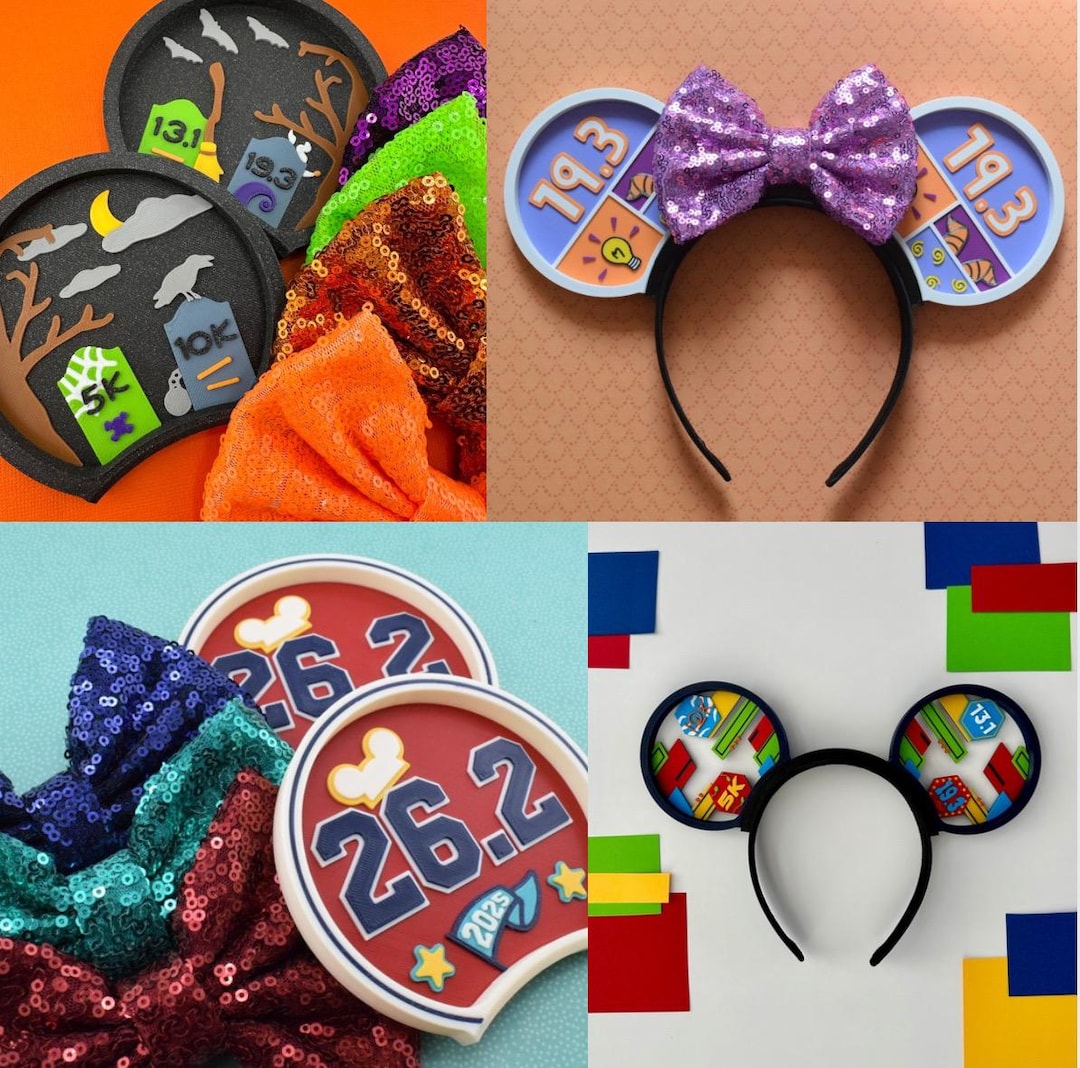 Race Weekend Ears 3D Printed Interchangeable Ears Only (options Are ...