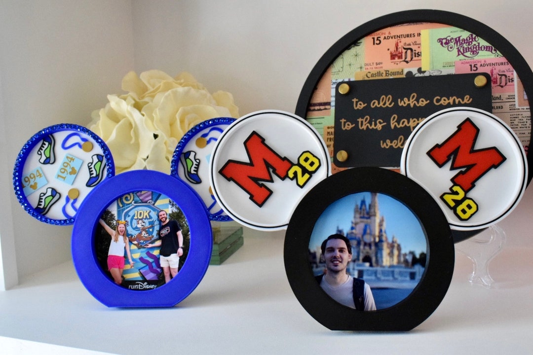 Interchangeable 3D Printed Magical Ear Picture Frame (ears NOT Included ...