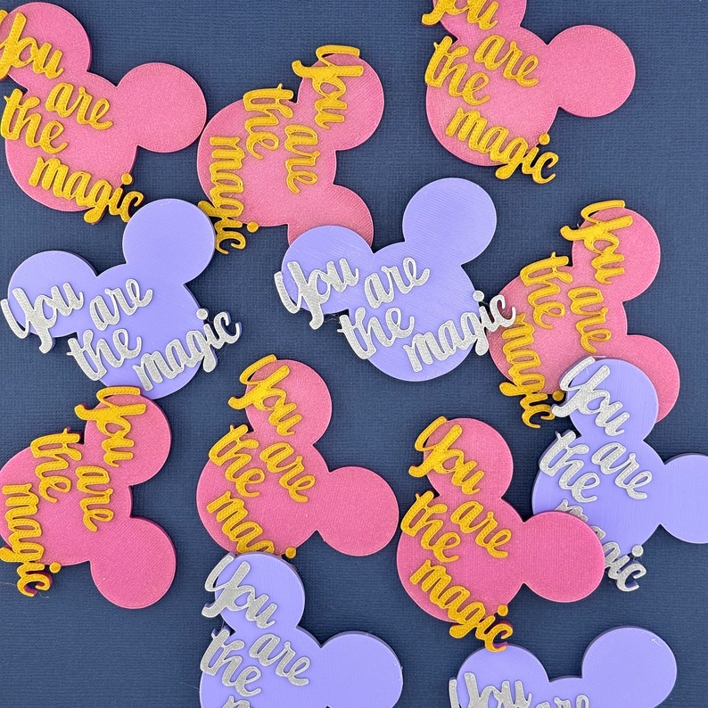 3D Printed Cast Member Thank You/ Pixie Dust Tokens - Etsy