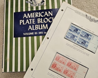 Minkus Stamp Album Pages for 2 Post Album Stamp Supplement Pages Ivory ...