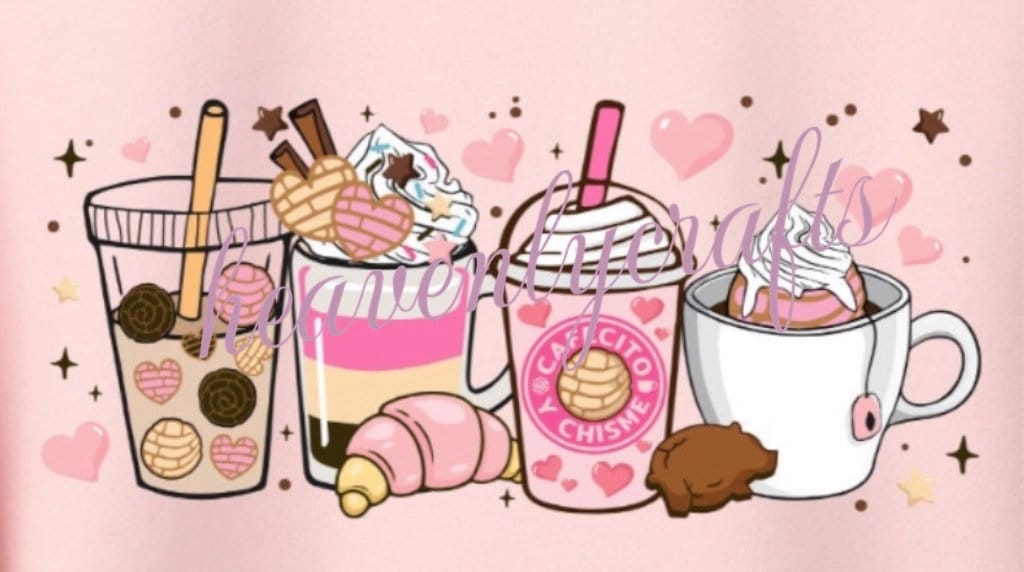 Cafecito Y Chisme PNG SUBLIMATION File. Pan Dulce, Digital Download - Etsy