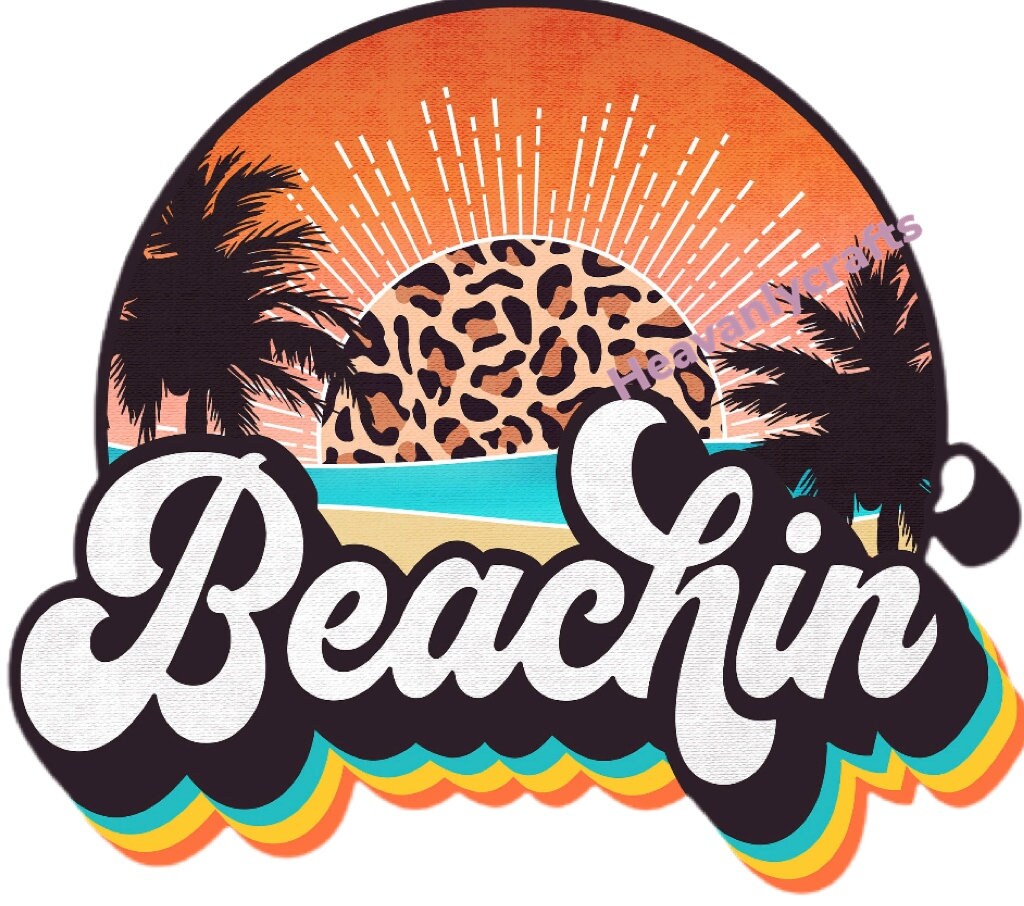 Beachin PNG for Sublimation Digital Design - Etsy