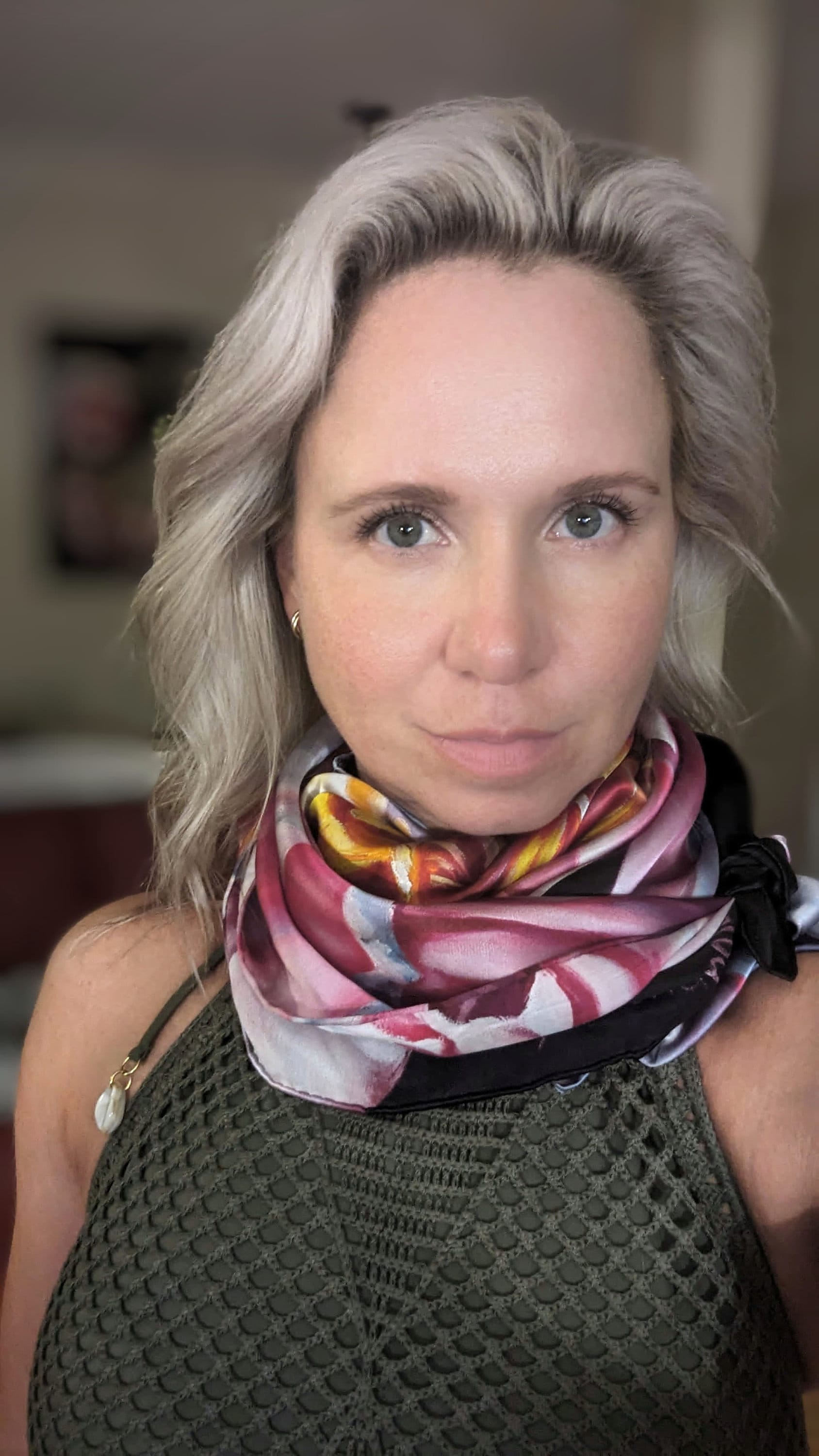 Serafina Silk Satin Scarf Hand Rolled Hem - Etsy