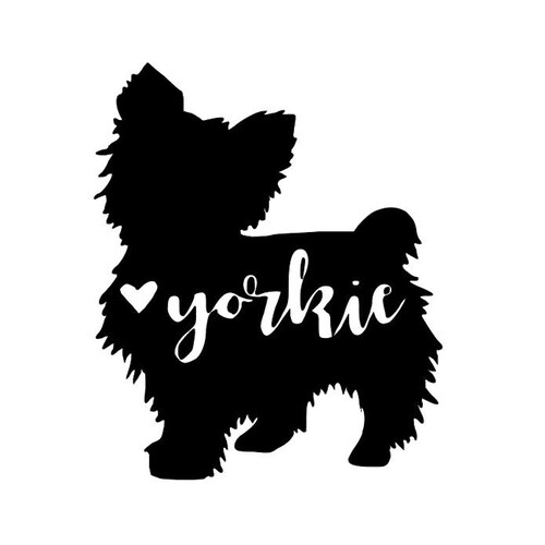 Yorkie Decal - Etsy