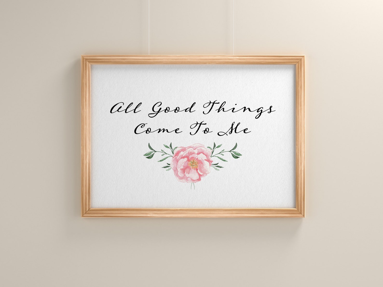 All Good Things Come to Me Printable Quotes Inspirational - Etsy