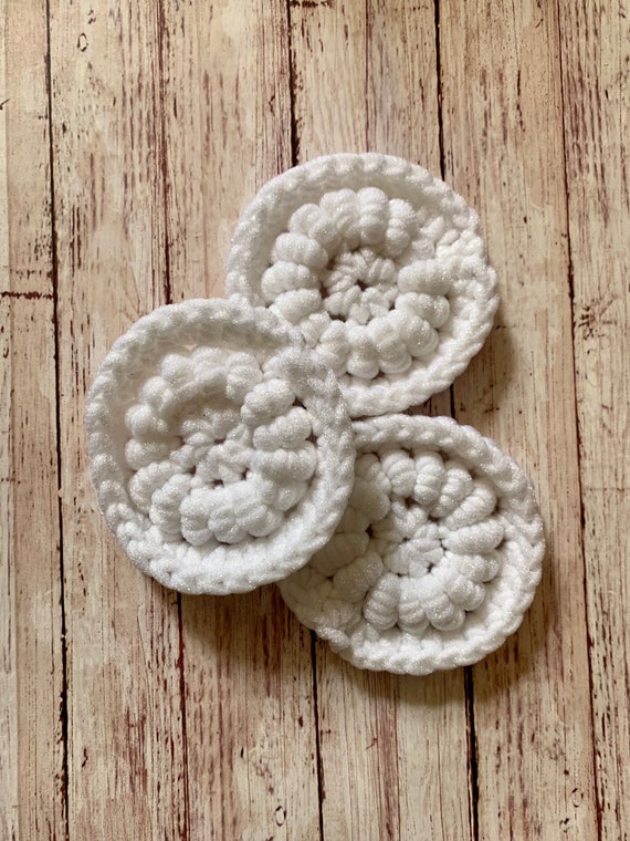 White Kitchen Scrubbies /eco-friendly Cleaning Products / - Etsy