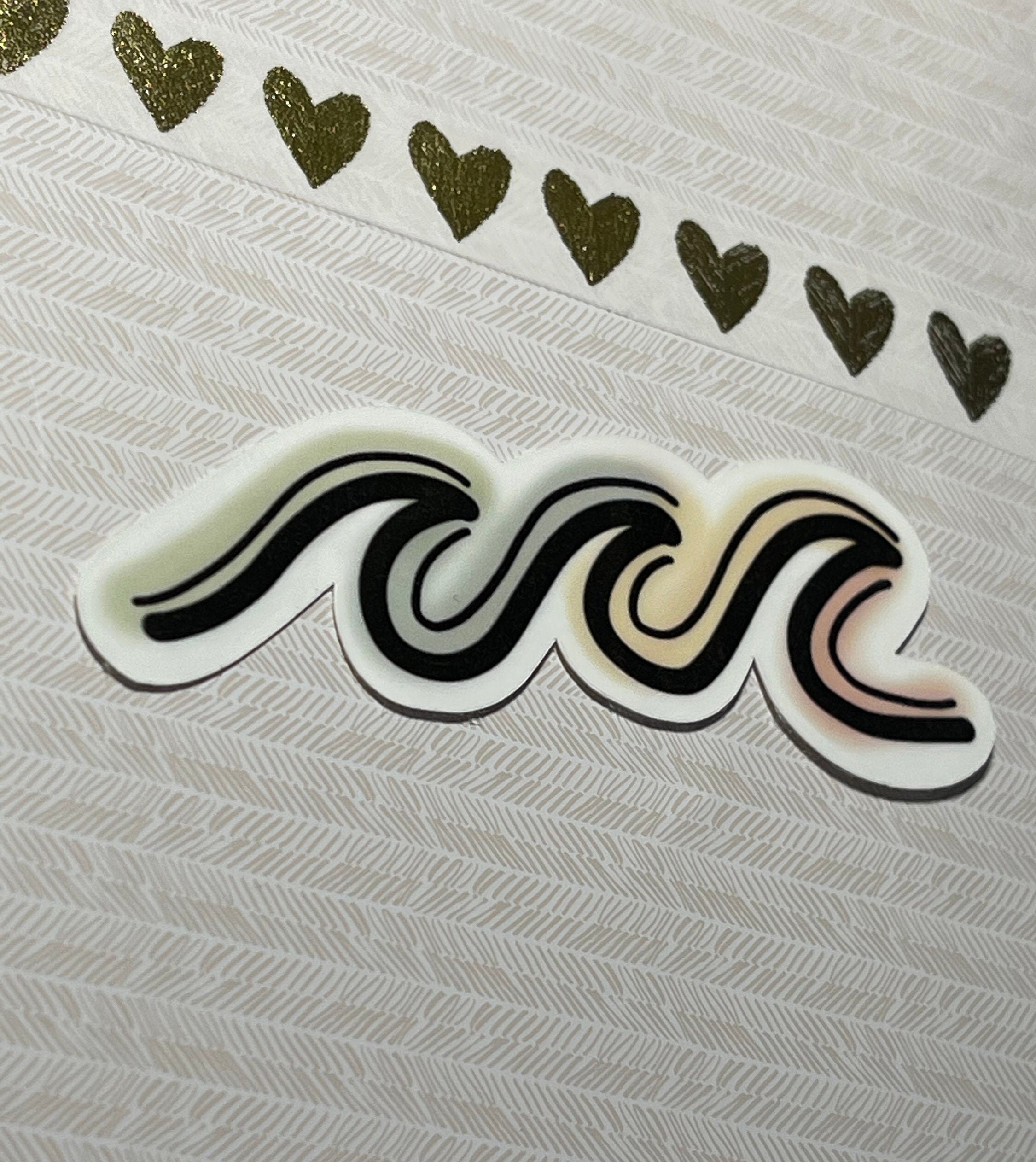 Waves Sticker | Etsy