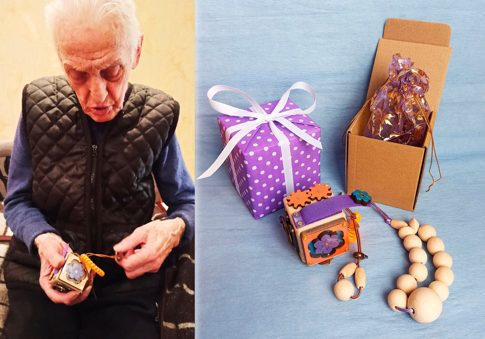 Dementia Fidget Cube for Adults, Alzheimer's Sensory Toy - Etsy